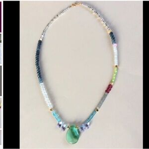 Hand Crafted | Jewelry | New Sundance Charm Gemstone Necklace | Poshmark